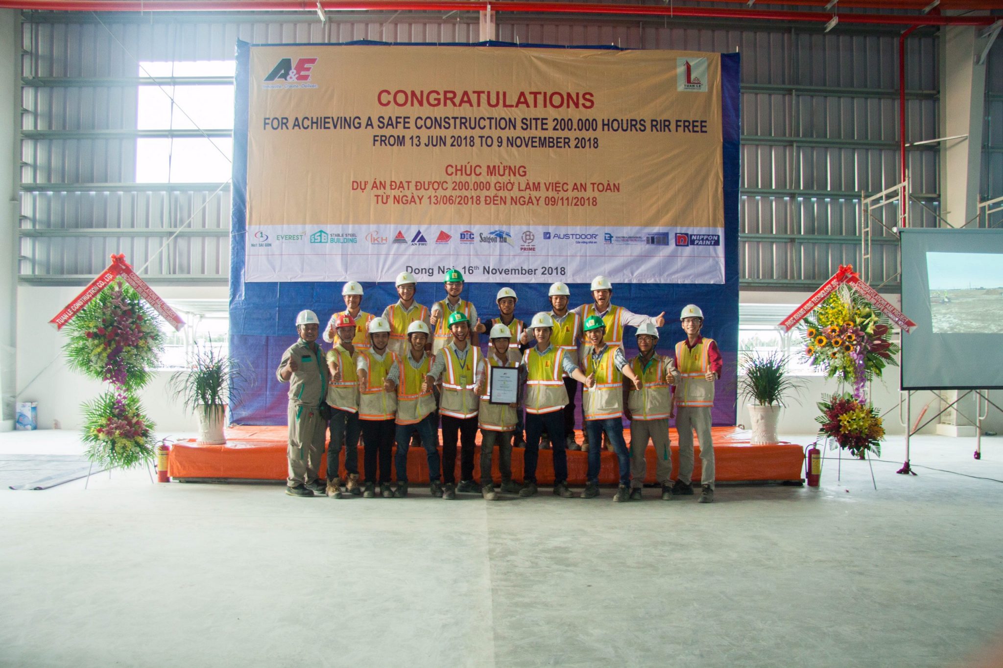 AMERICAN & EFIRD VIETNAM THREAD PLANT | TUAN LE Construction